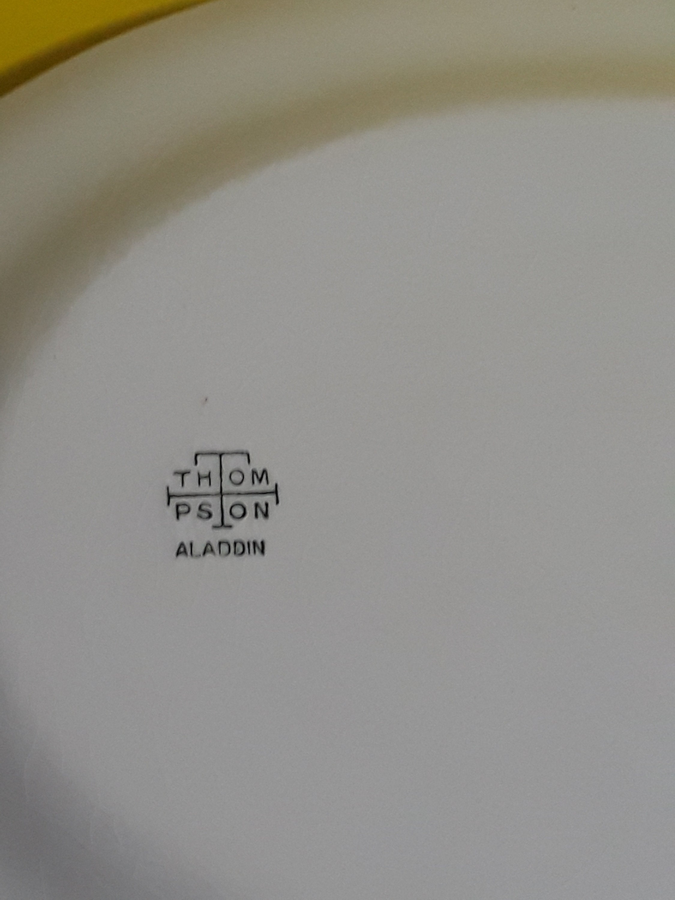 Porcelain/china Thompson Aladdin Floral Designed Oval Serving Dish ...
