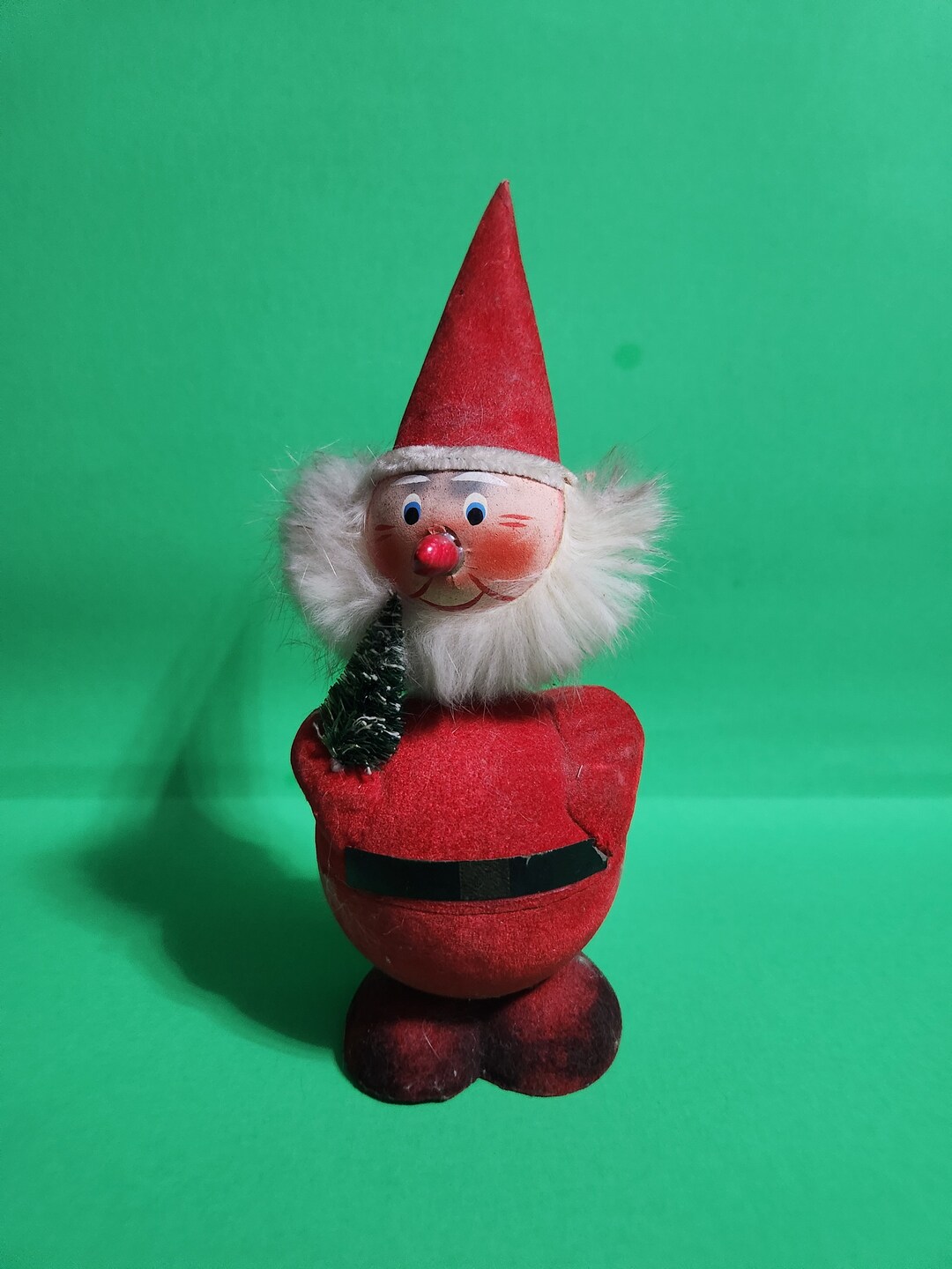 Felt Santa Bobblehead Candy Container, Made in Germany free Shipping - Etsy