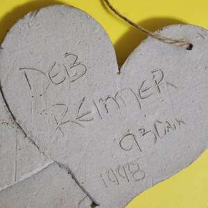 Handmade Ceramic Stacked Hearts Wall Décor, Artist Signed, 1998 free ...