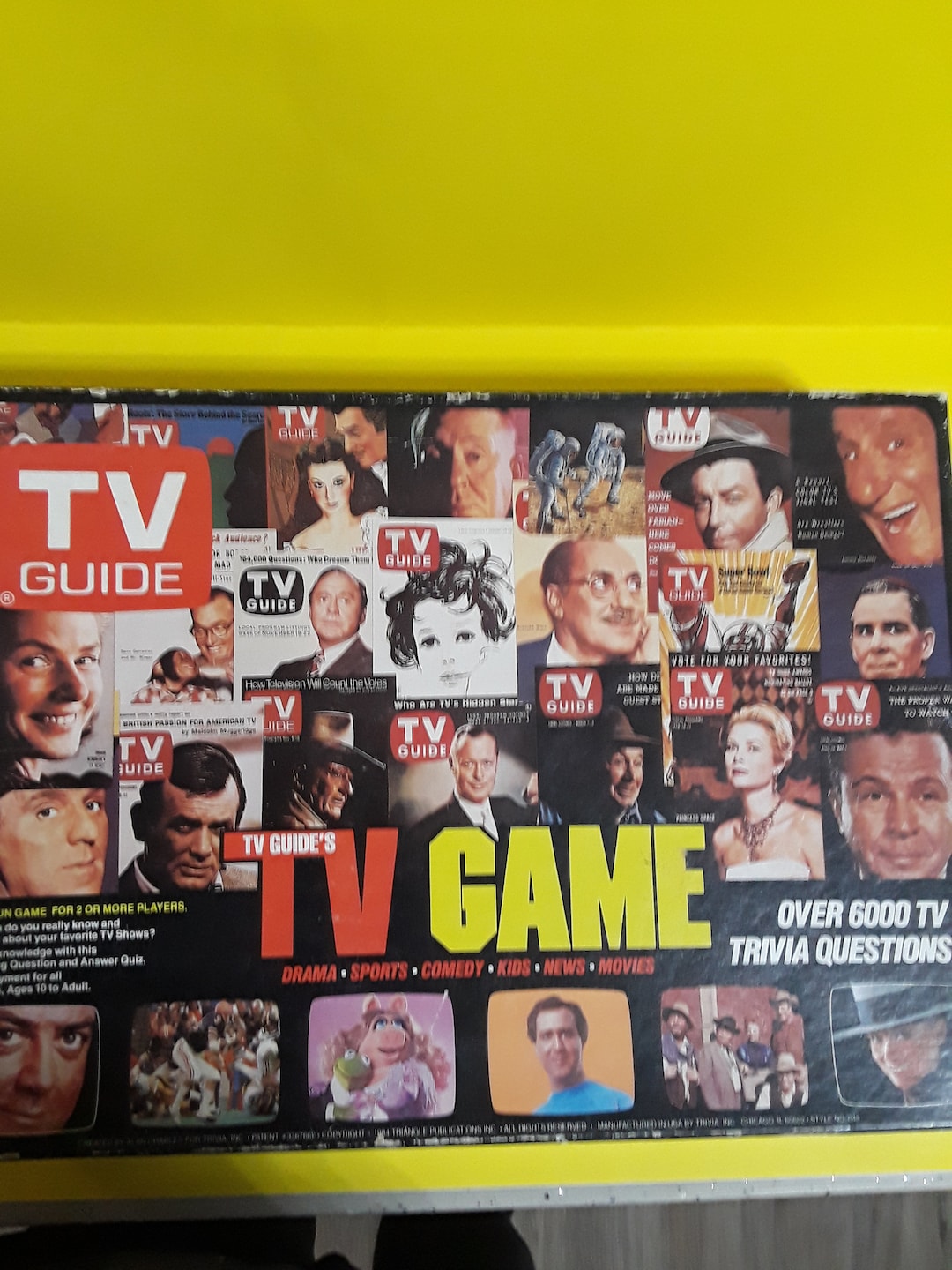 1984 TV Guide's TV Game, Board Game, 100% Complete **free Shipping** - Etsy