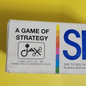 1994 Jax LTD., Inc Game of Sequence, an Exciting Game of Strategy, Made ...