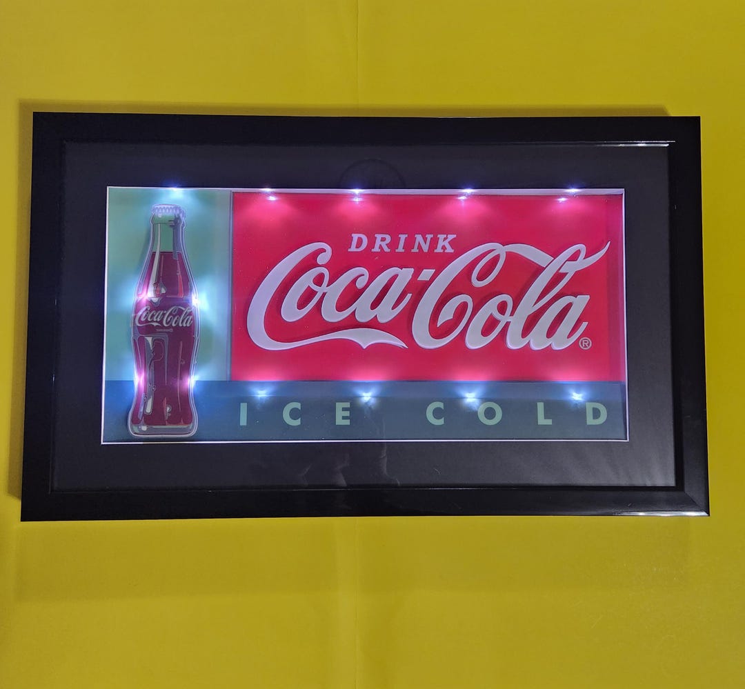 Battery Operated Lighted Coca-cola Advertising Signs, Sunbelt Gifts ...