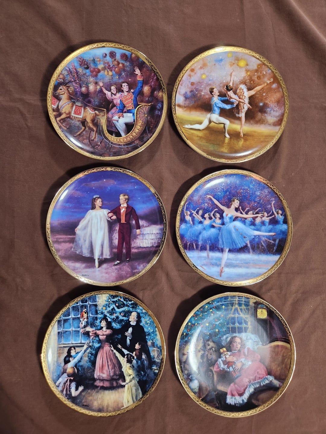 The Nutcracker Ballet Series Plates, 1990s **free Shipping** - Etsy