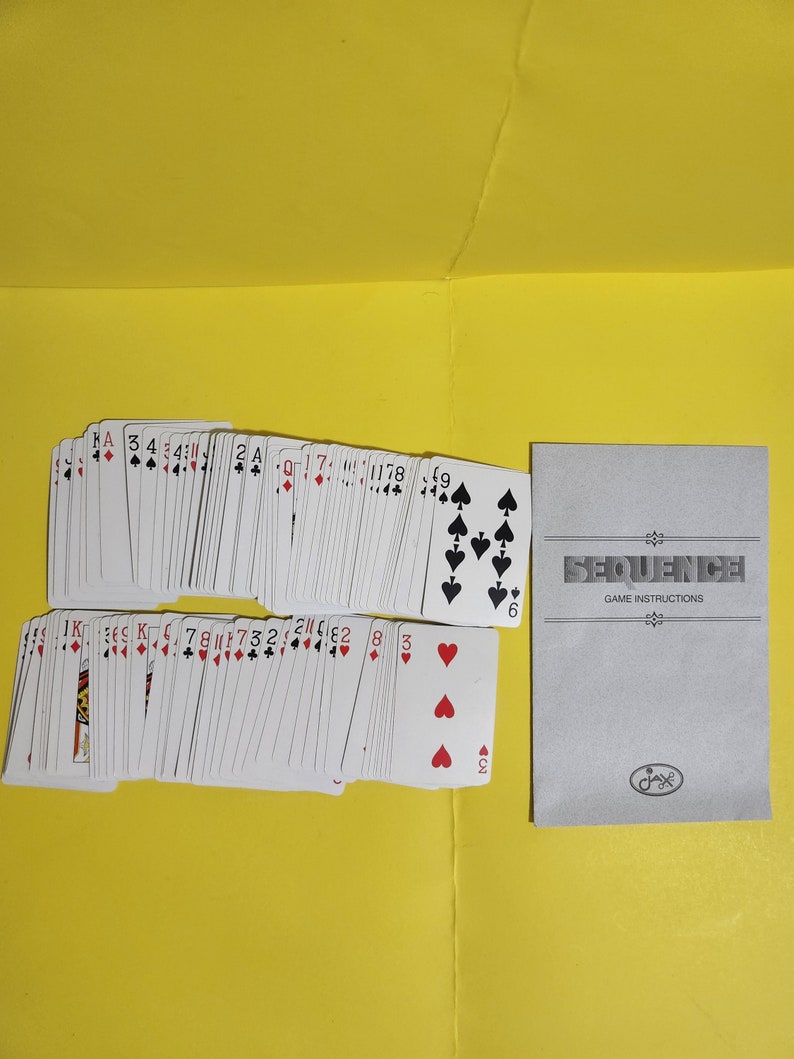 1994 Jax LTD., Inc Game of Sequence, an Exciting Game of Strategy, Made ...