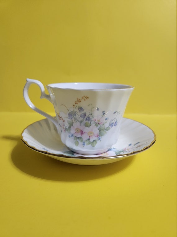 Hudson Middleton Fine Bone China Teacup and Saucer Featuring | Etsy