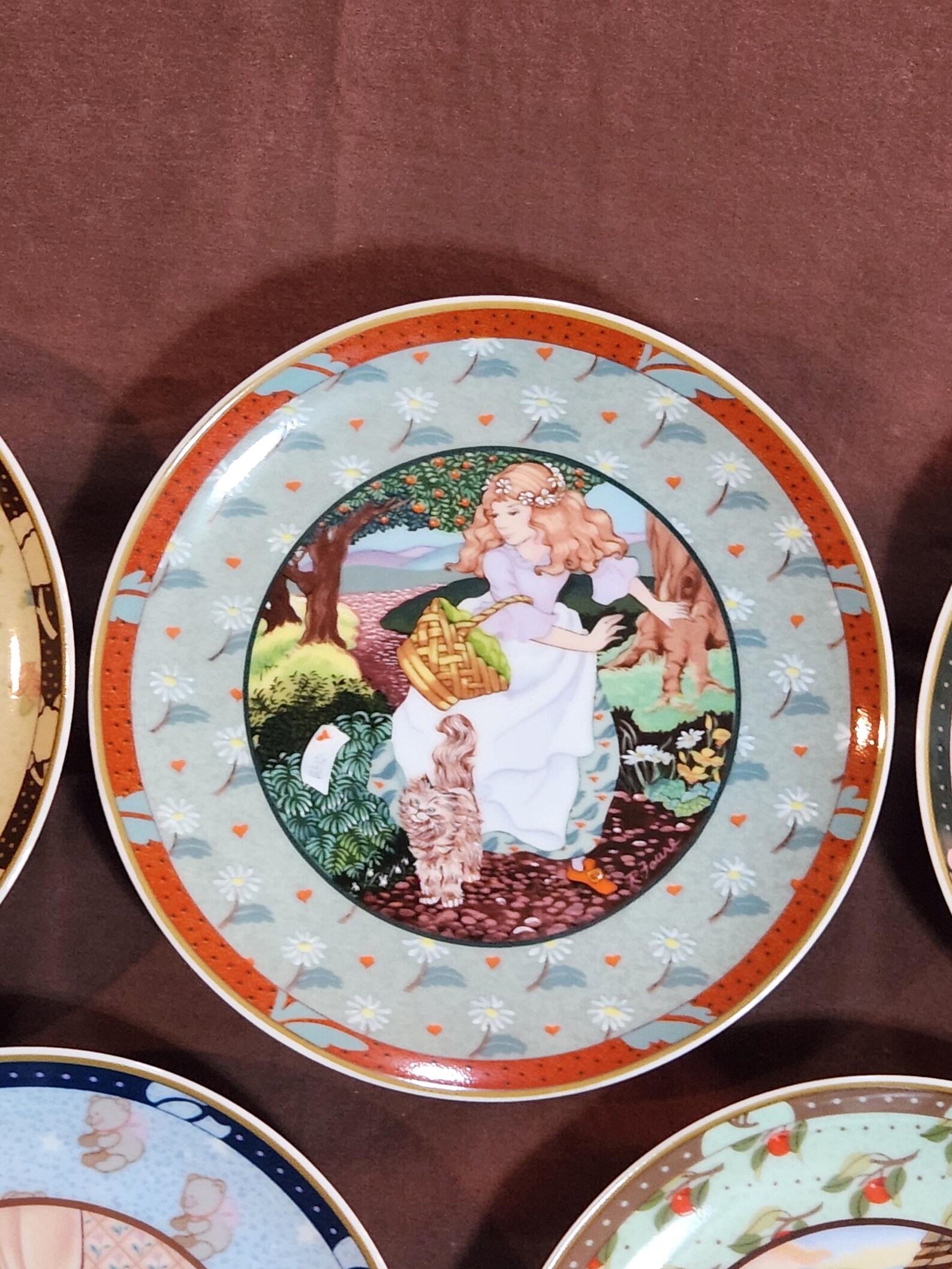 Various Heinrich Plates From the Once Upon a Rhyme Collection by Artist ...