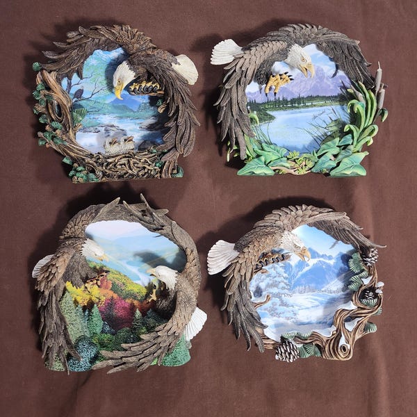Four Seasons Plate - Etsy
