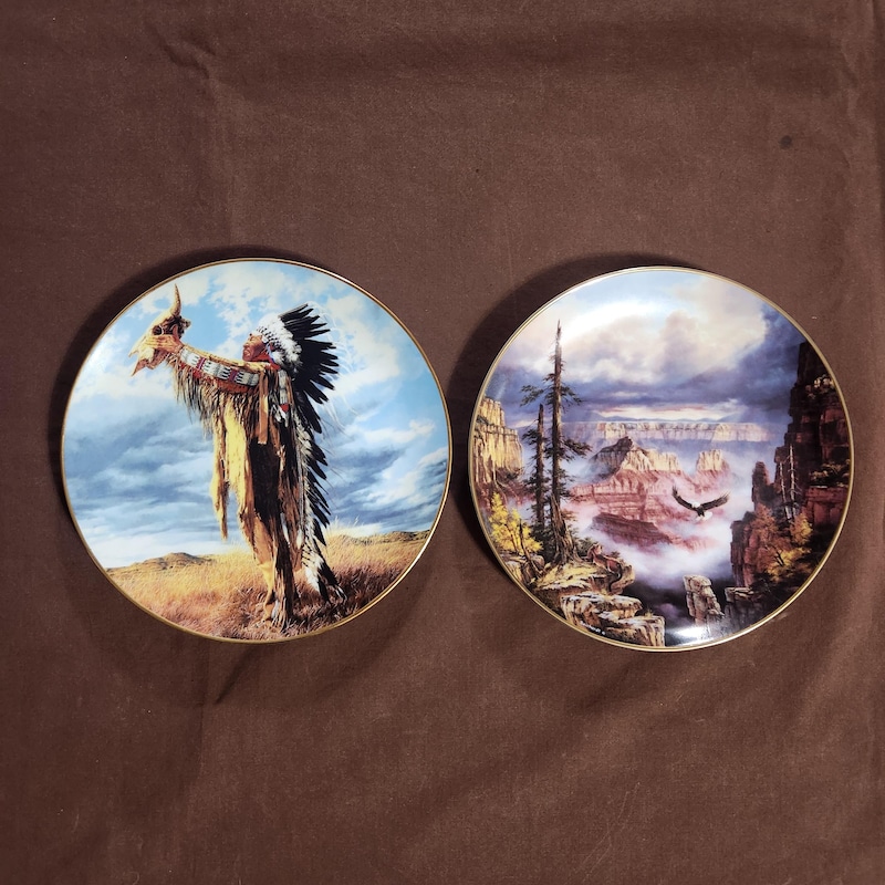 Indian Collector Plates - Etsy