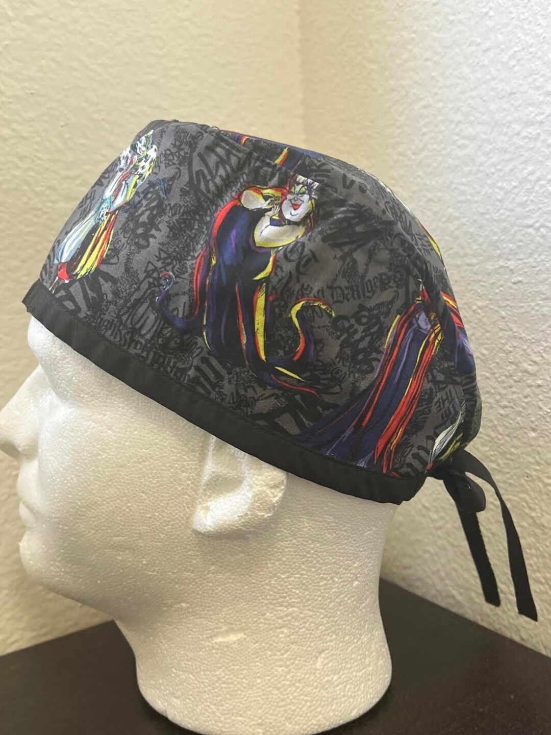 Villains Pixie Unisex Surgical Scrub Cap Disney - Etsy