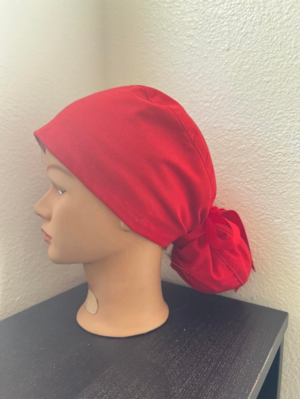 Solid Colors Ponytail Scrub Hats Surgical Caps - Etsy