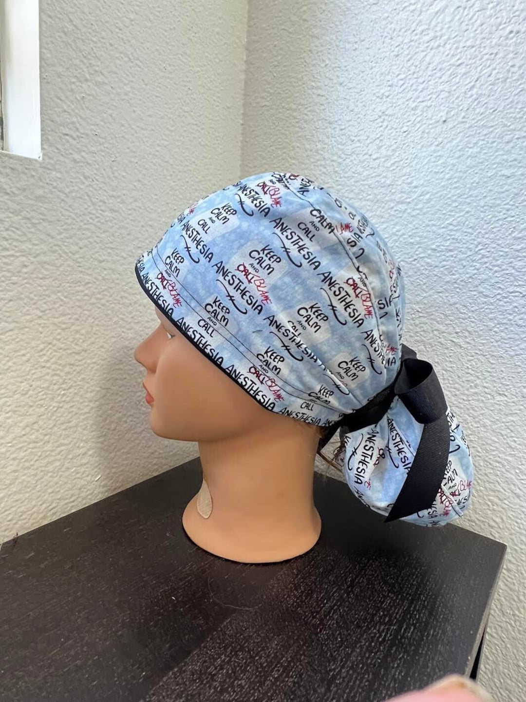 Keep Calm and Call Anesthesia Ponytail Scrub Surgical Cap - Etsy Keep Calm and Call Anesthesia Ponytail Scrub Surgical Cap - Etsy