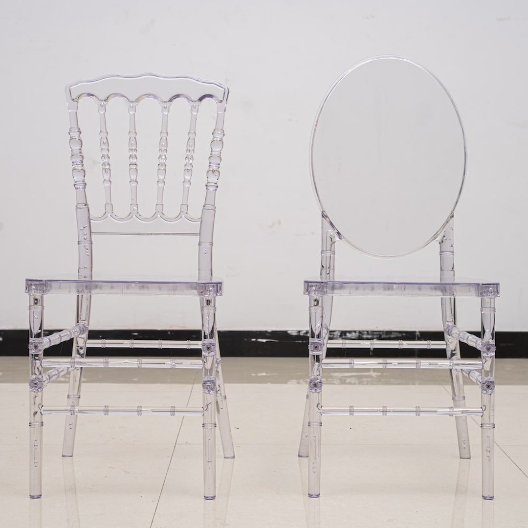 Chiavari Chairs Clear set of 4 - Etsy
