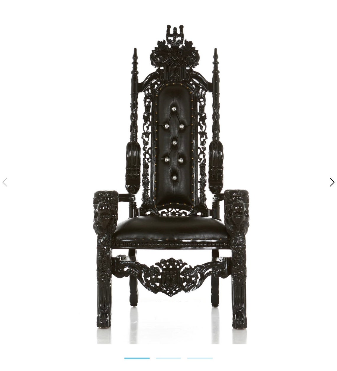 Black Throne Royalty Chair - Etsy
