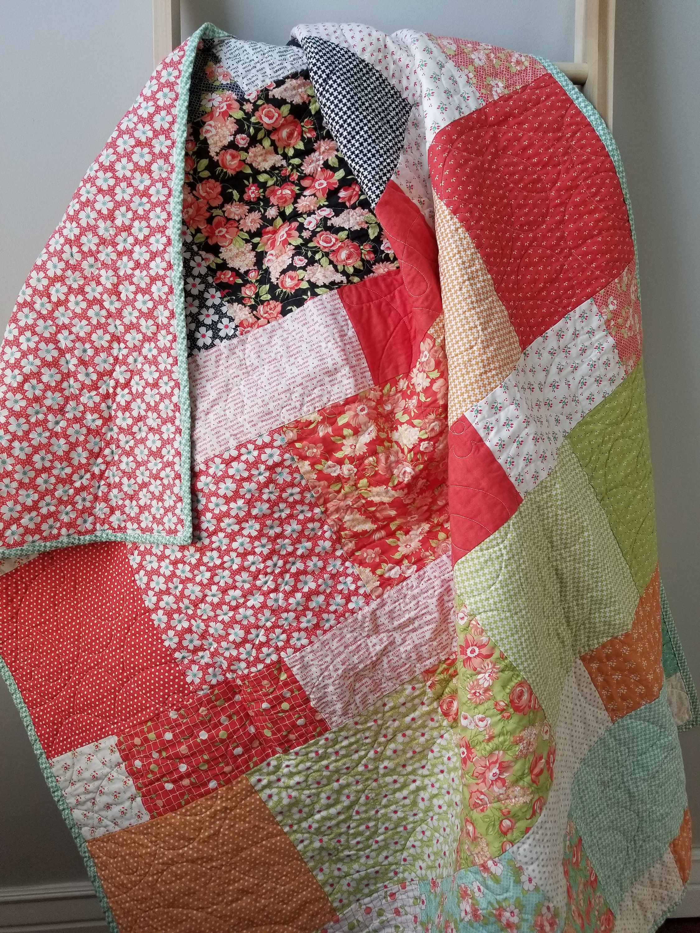 Throw Quilt - Etsy