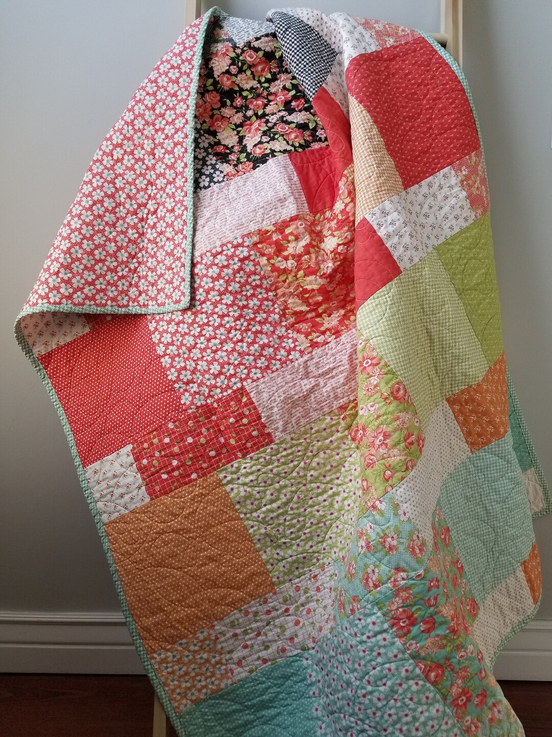 Throw Quilt - Etsy