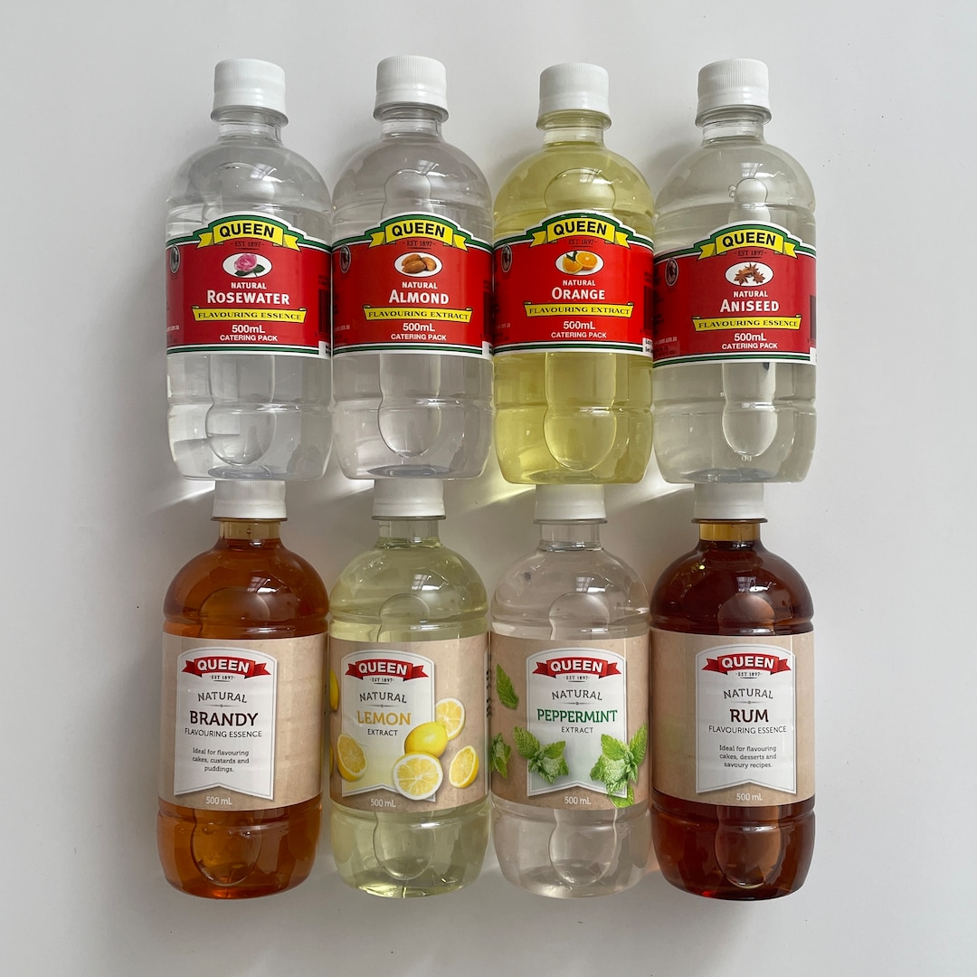 Queen Essences/extracts 500 Ml 10 Flavours mix & Match - Etsy Australia