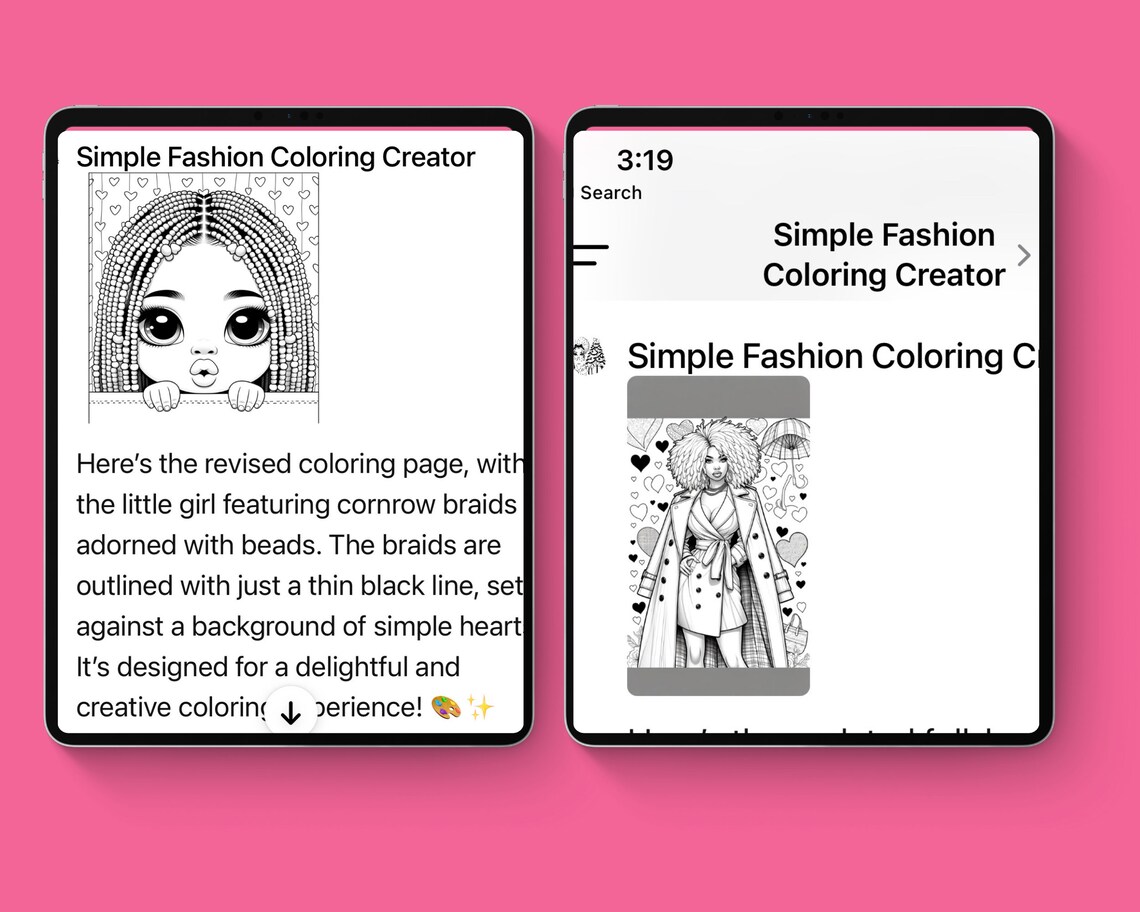 Coloring Page Custom GPT I Upload PNG to Create Coloring Page I Custom ...