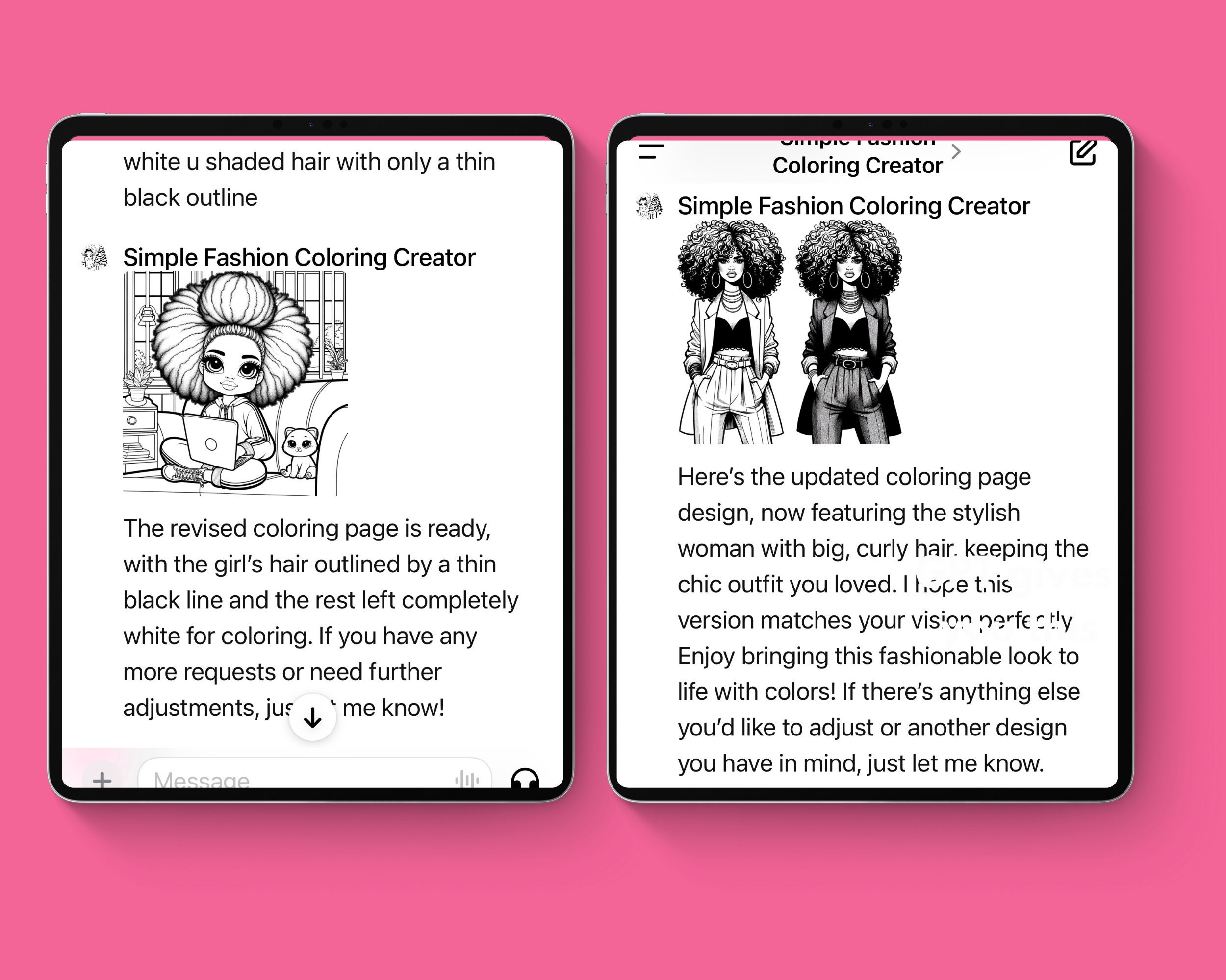 Coloring Page Custom GPT I Upload PNG to Create Coloring Page I Custom ...