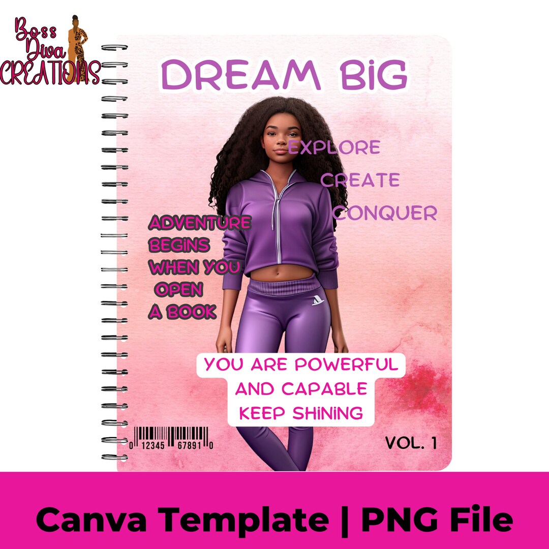 Dream Big Notebook Cover, Spiral Notebook, Back to School, Journal ...