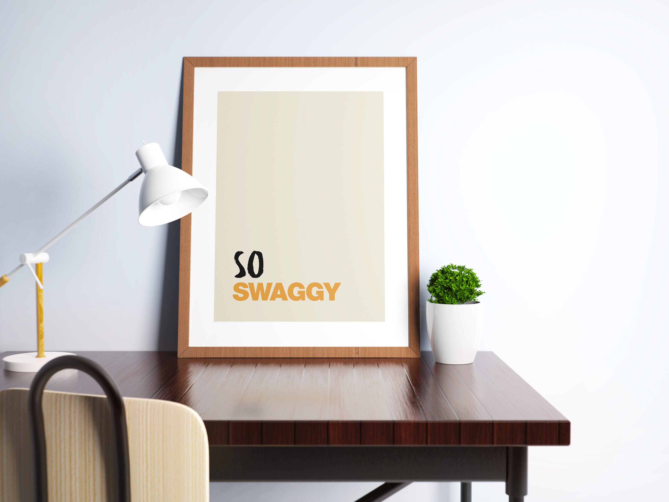 So Swaggy Print, Typography Wall Art, Wall Art Gift, Art Gift, A4 ...