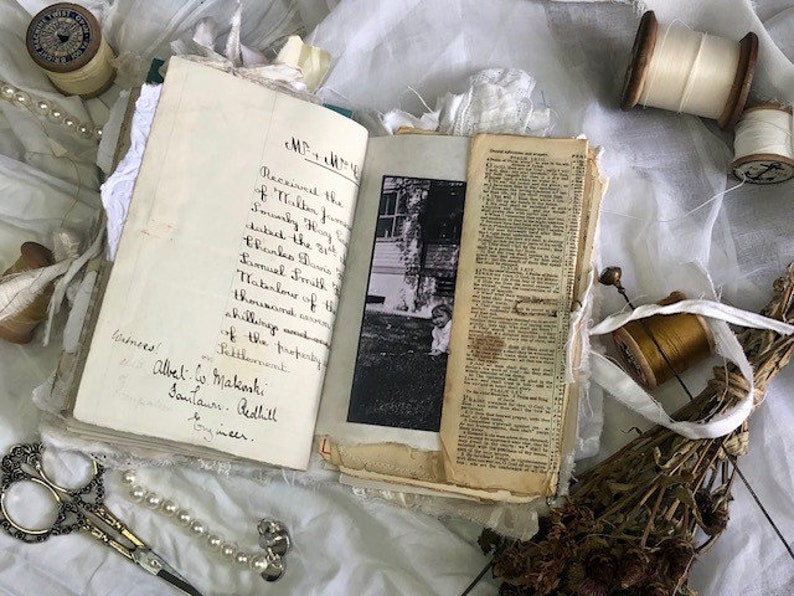 Junk Journals Junk Journal Altered Books Smash Books Etsy