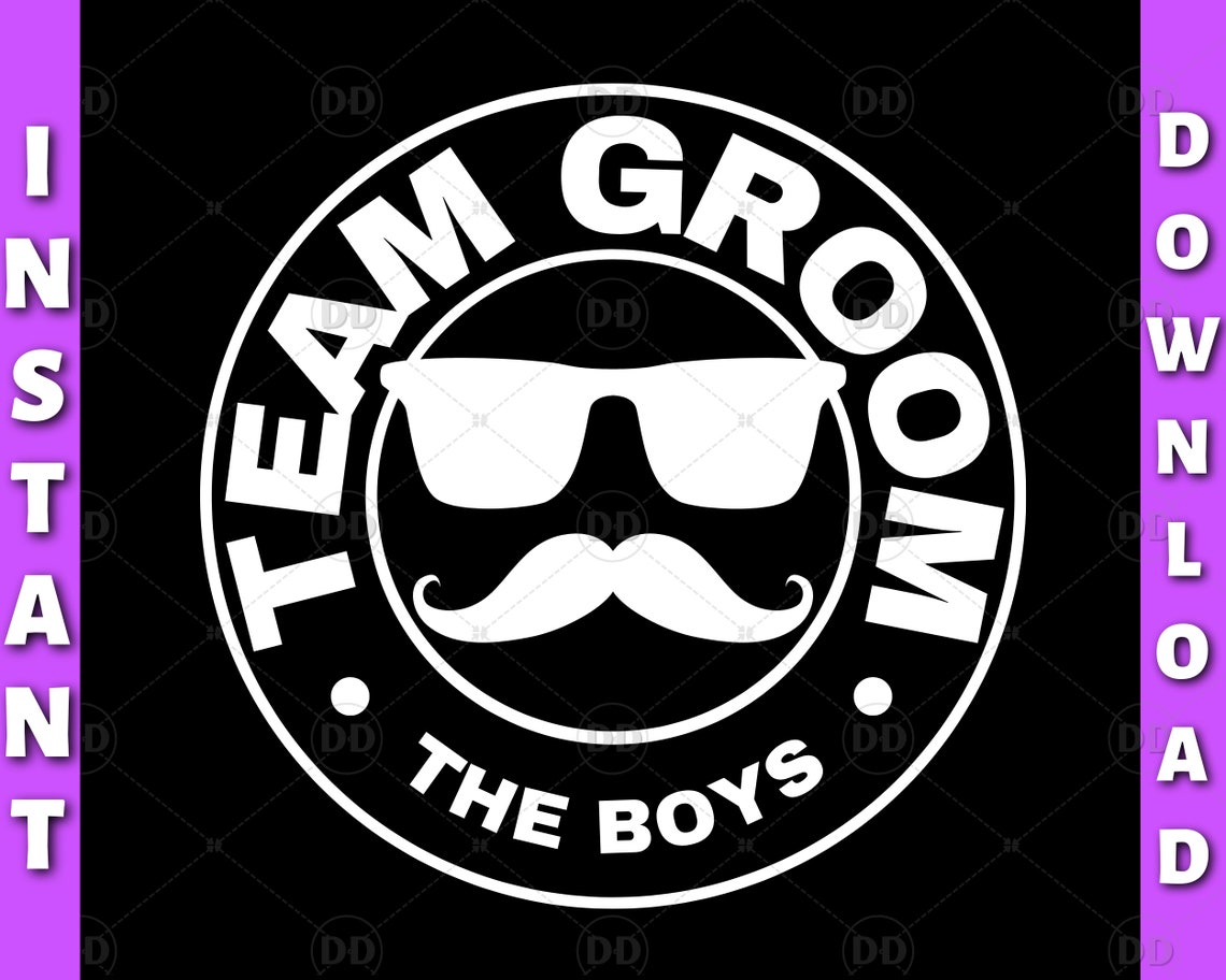 Team Groom SVG, Bachelor Party SVG, Wedding PNG, Groom Squad Party ...