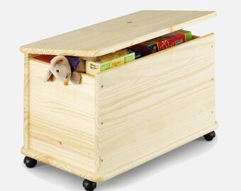 Wood Storage Toy Chest - Etsy