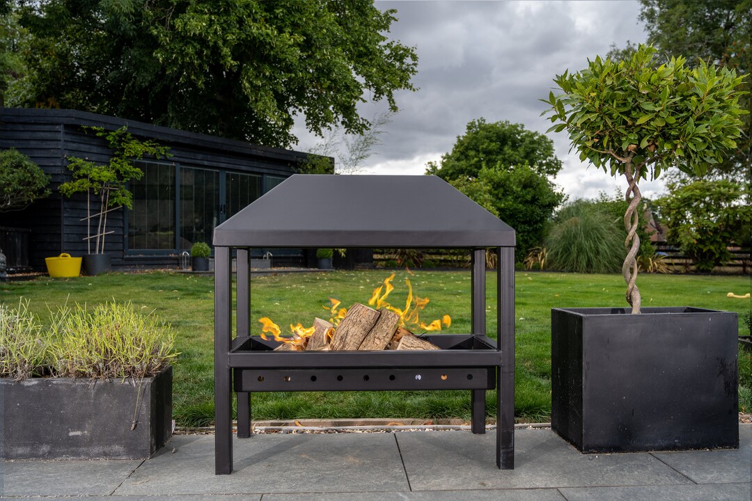 Contemporary Handmade Steel Fire Pit by Steel and Honey - Etsy UK