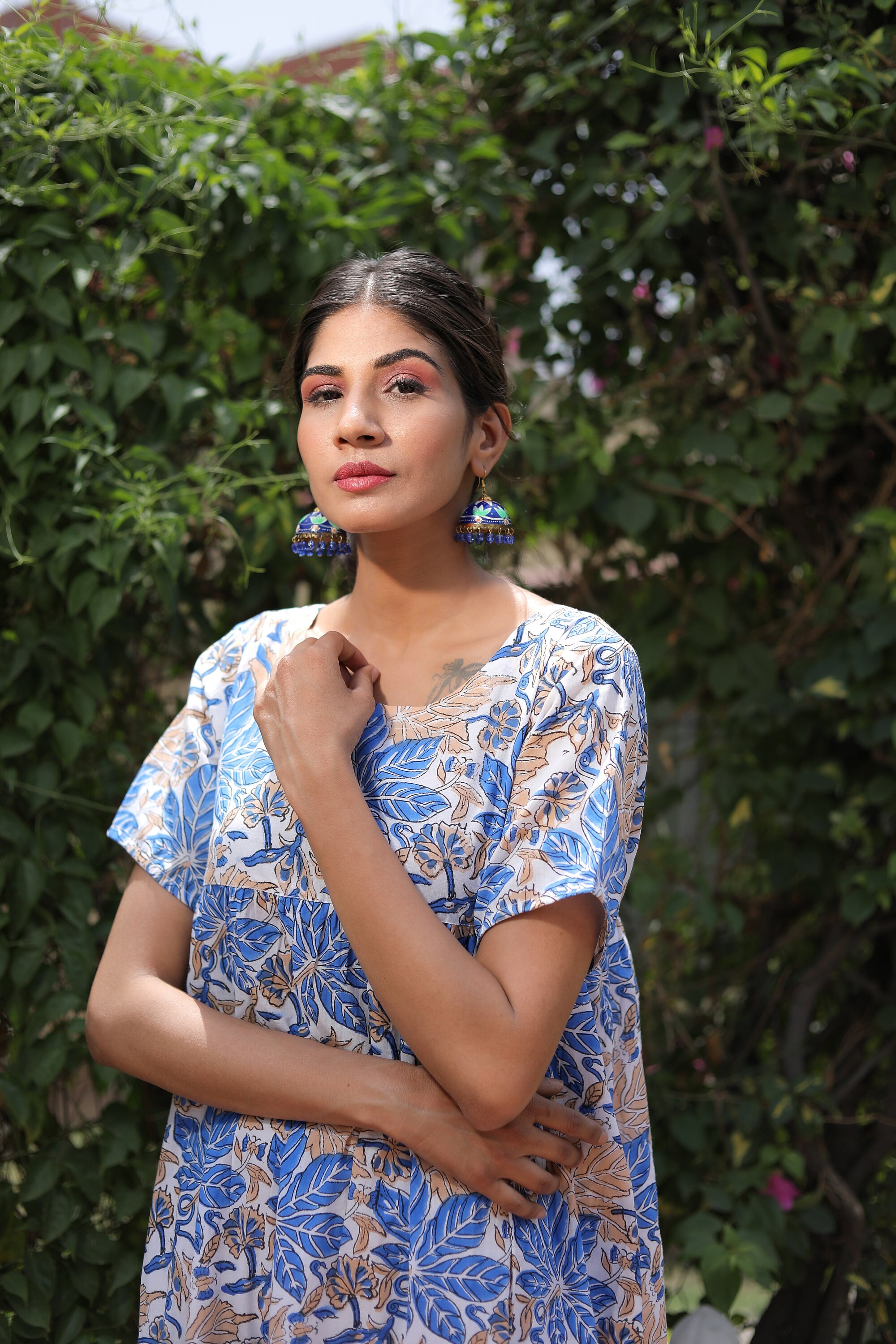 Cotton Hand Block Jaipur Print Summer Casual Loose Fit Mini - Etsy