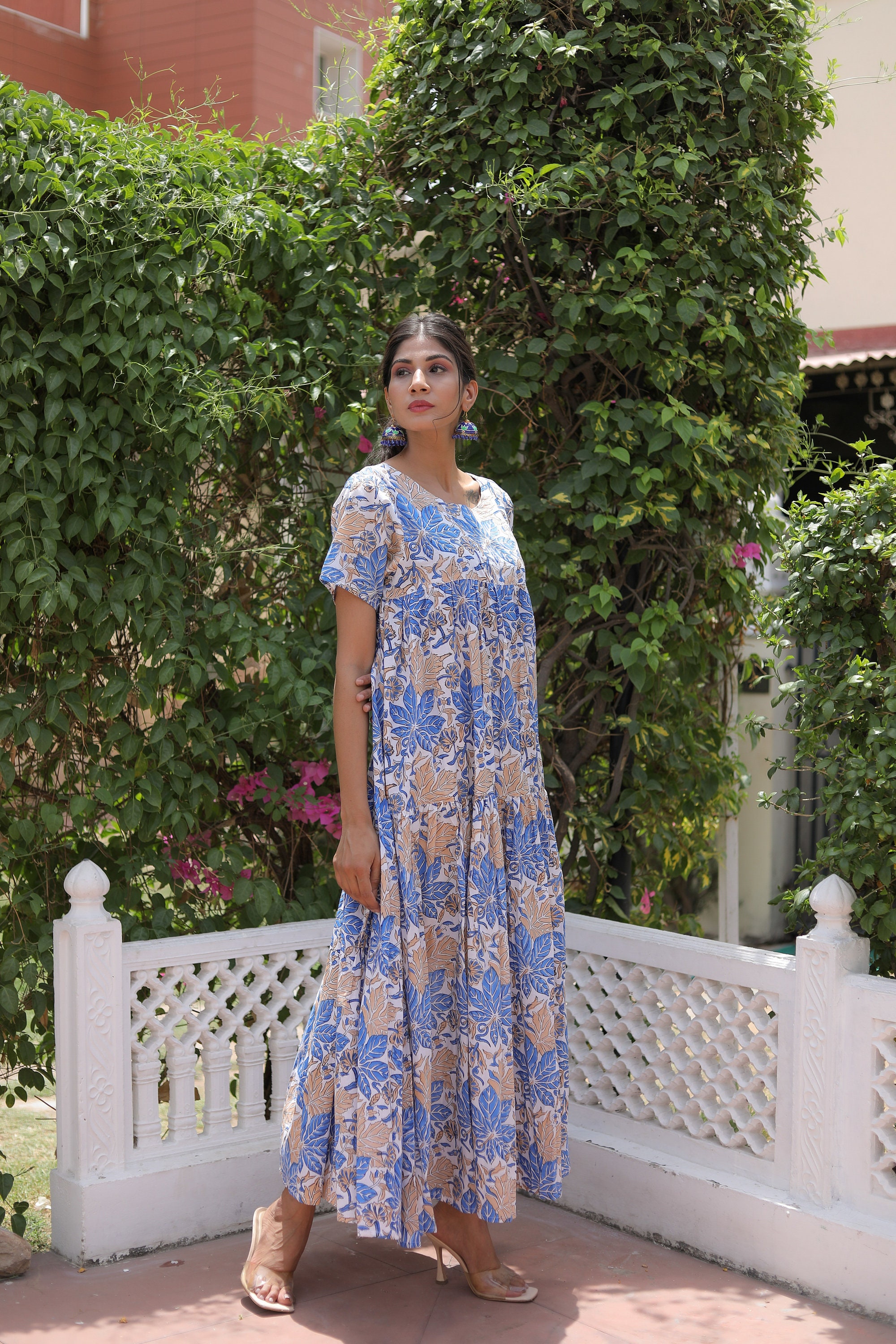 Cotton Hand Block Jaipur Print Summer Casual Loose Fit Mini - Etsy