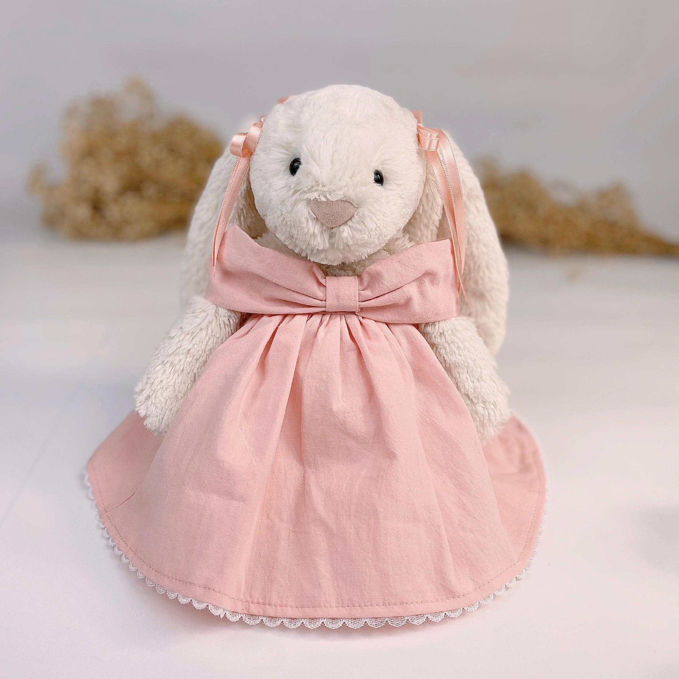 Dresses for Bunny Dolls ,pink Dress With a Large Bow on the Chest ...