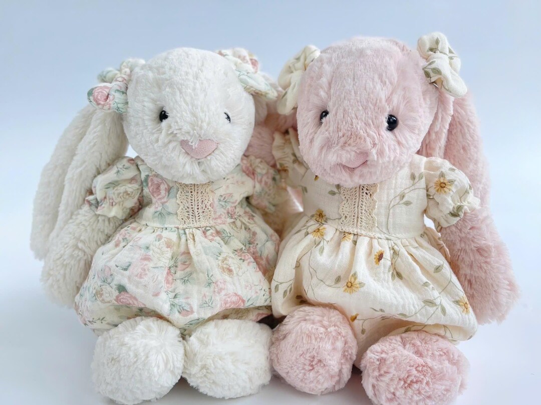 Romper for Jellycat Bunny, Custom Bunny Outfits for Children, Jellycat ...