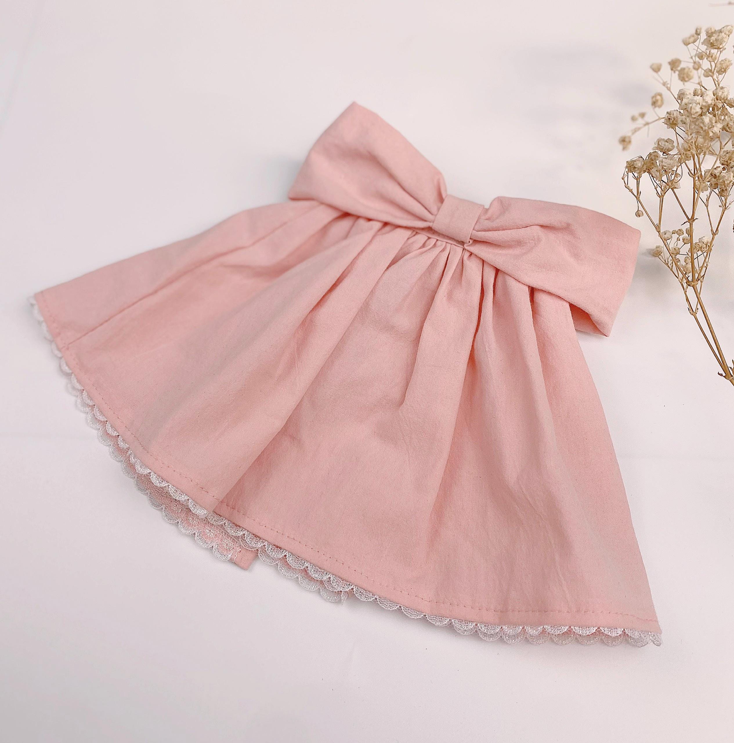 Dresses for Bunny Dolls ,pink Dress With a Large Bow on the Chest ...