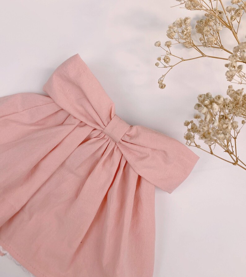 Dresses for Bunny Dolls ,pink Dress With a Large Bow on the Chest ...