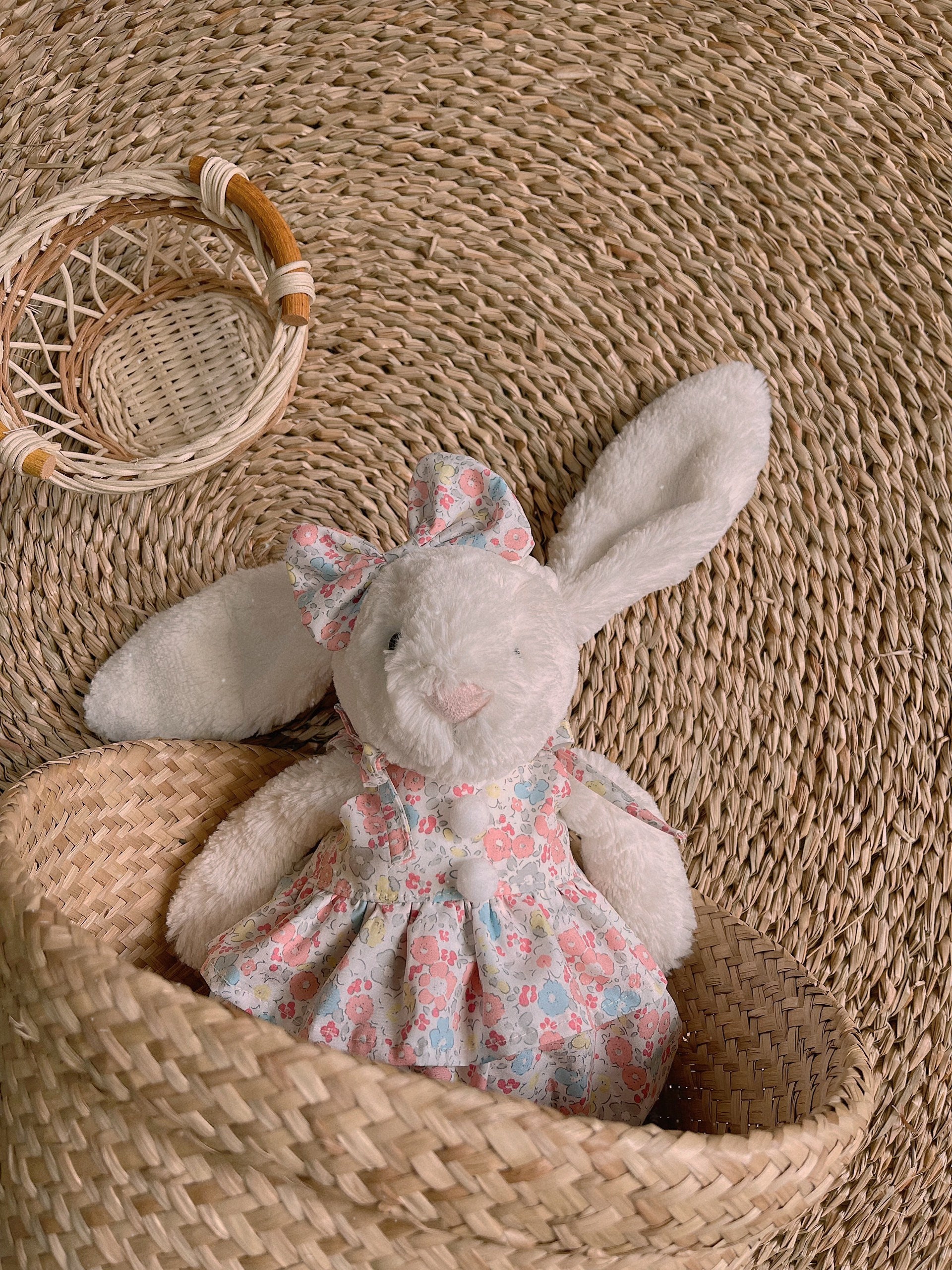 Rabbit Dress/bunny , Jelly Cat Clothes, Baby Toy Clothes ,bunny Clips ...