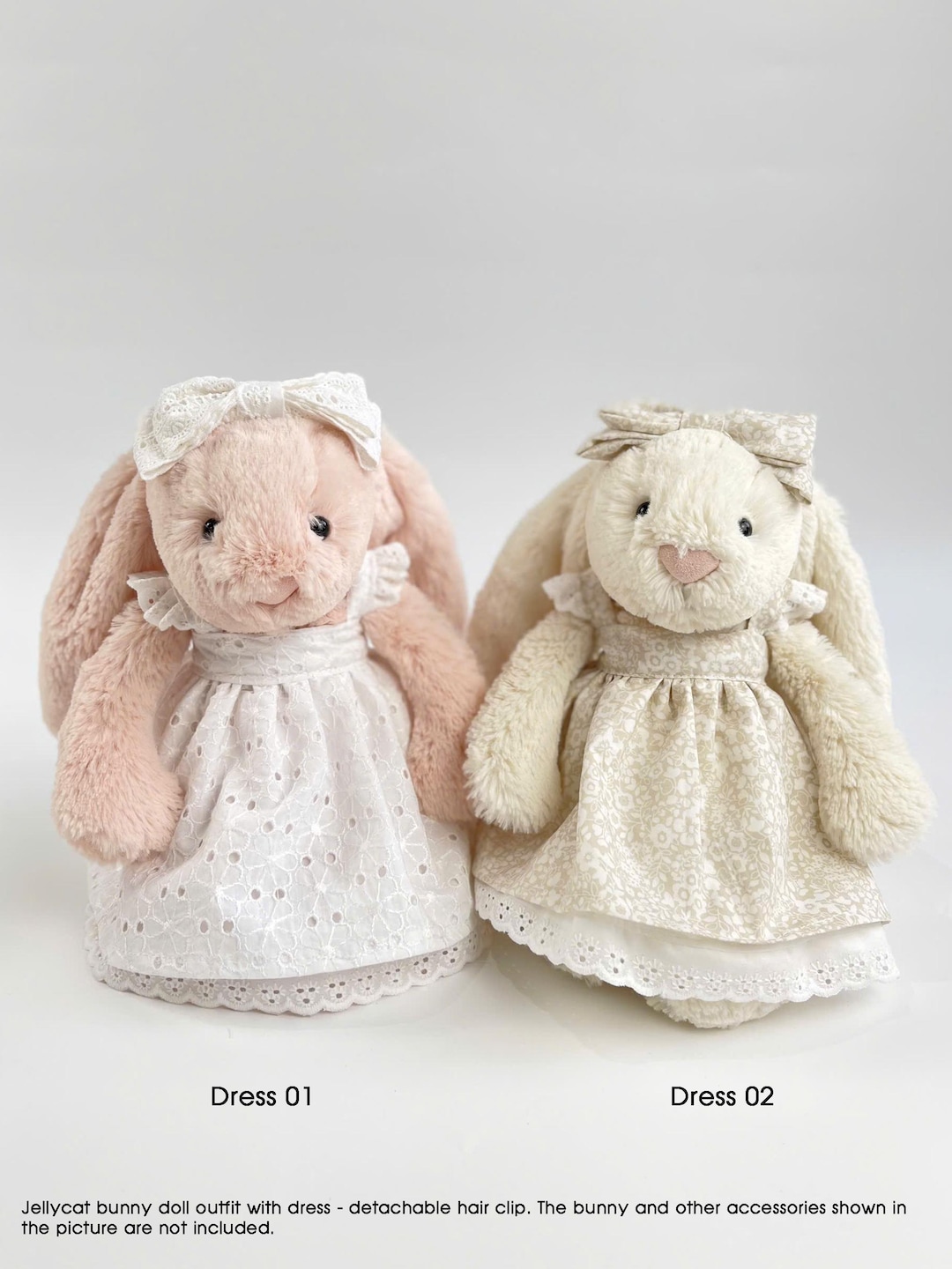 Handmade Outfit for Jellycat Bunnies, Outfits for Jellycat Doll Models ...