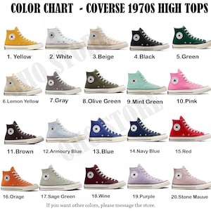 Custom Embroidered Converse High Tops: Shark Ocean Design - Etsy