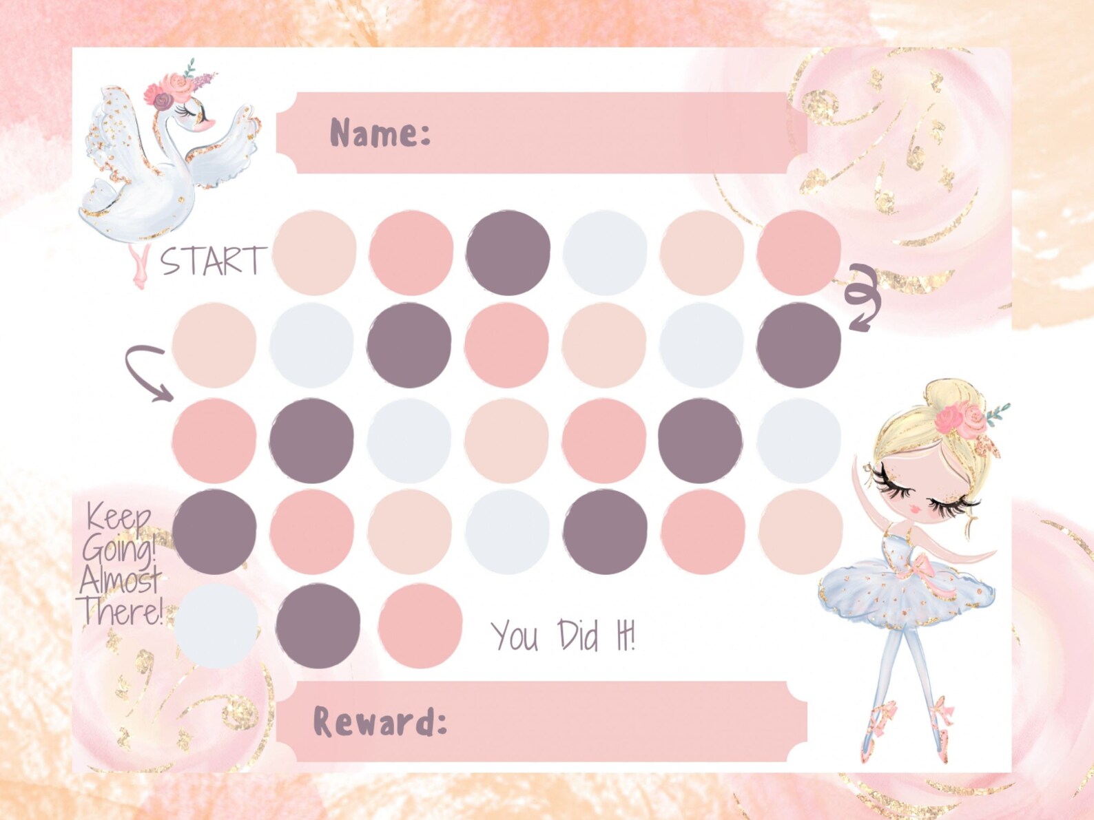 Reward Chart Reward Chart for Kids Reward Chart for Toddler Reward ...