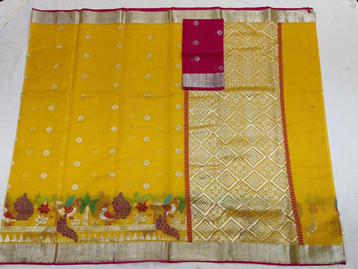 Handloom Zarikota Saree | Exclusive Pure Zari Kota Saree | Handmade ...