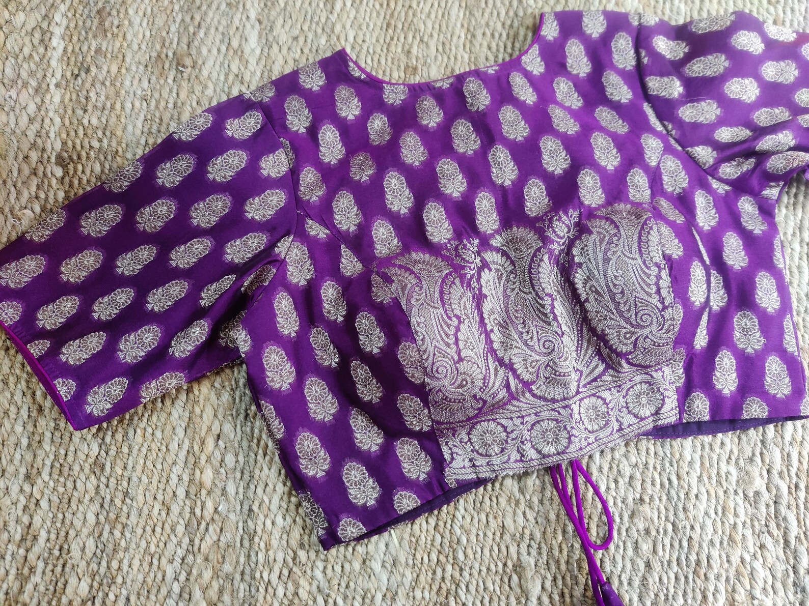 Chanderi Silk Saree Blouse Ready to Wear | Designerr Stitched Choli ...