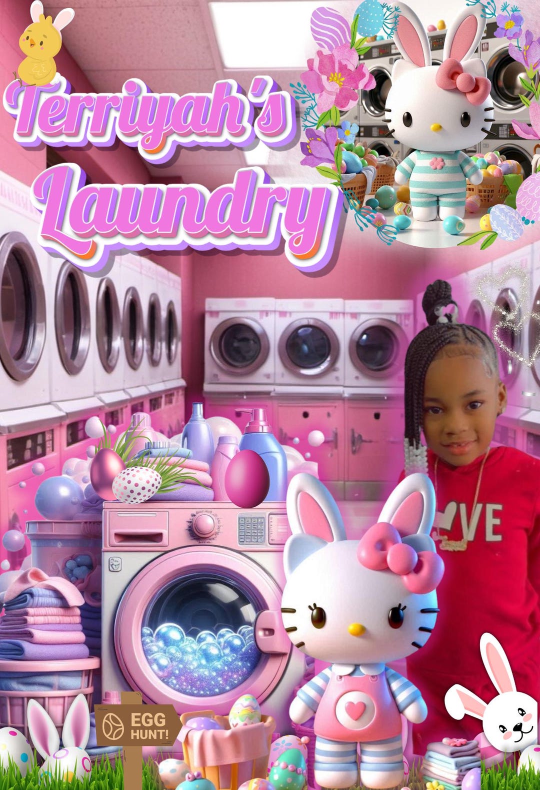 Washing Machine Easter Basket Template - Etsy