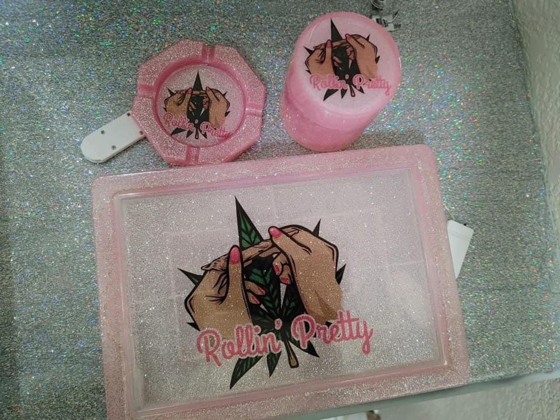 Led Rolling Tray Set - Etsy