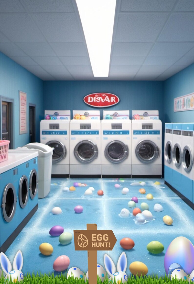 Washing Machine Easter Basket Template - Etsy