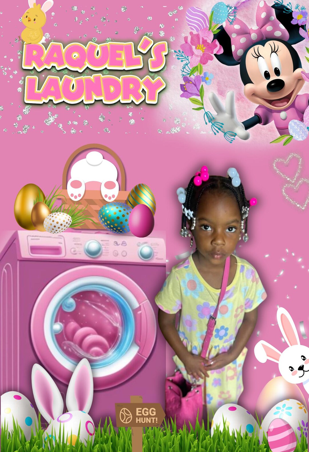 Washing Machine Easter Basket Template - Etsy