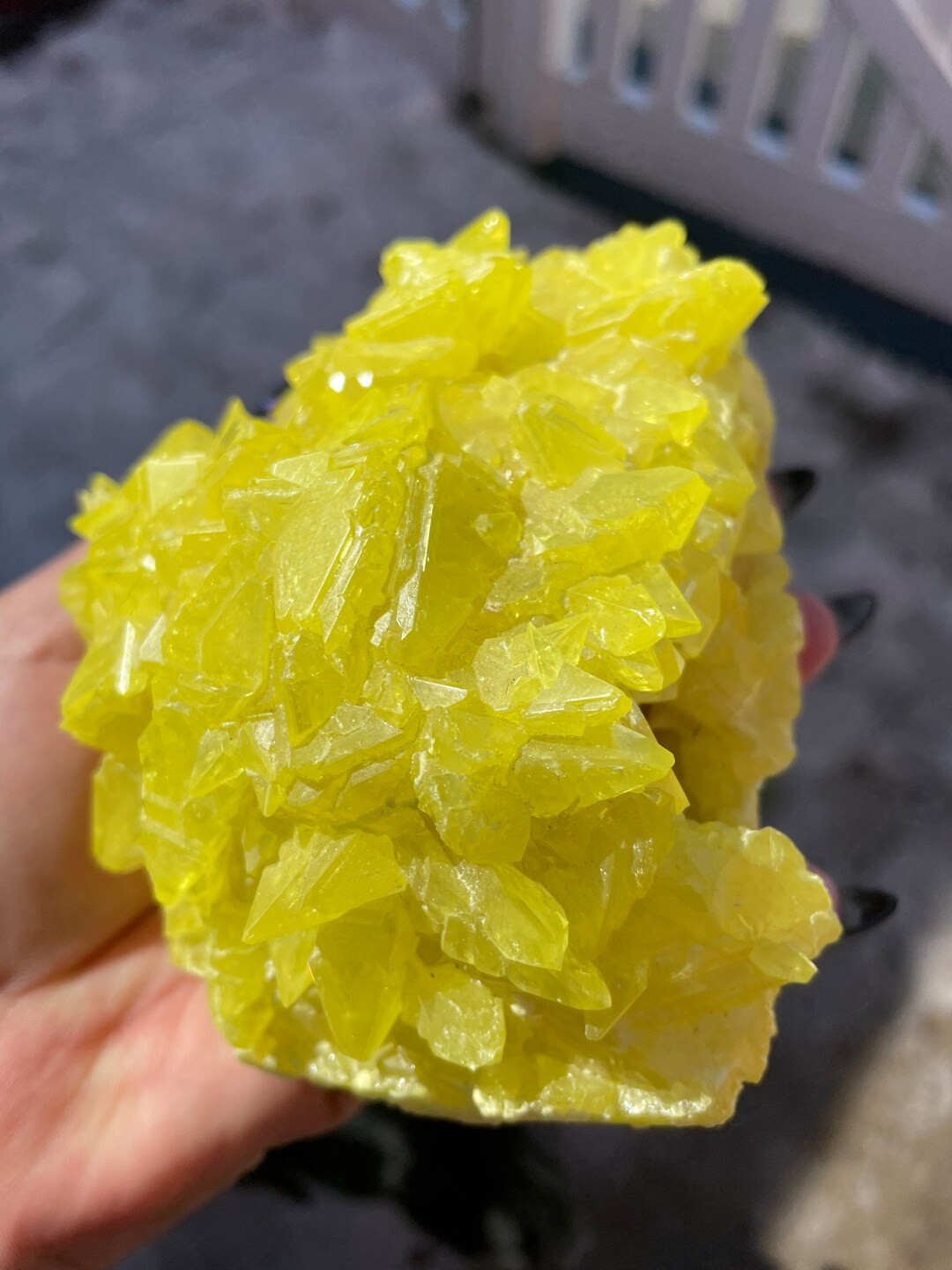 Super Bright Yellow Sulfur Cluster, American Seller, Fast Shipping - Etsy