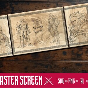 King Edition Game Master Screen SVG, Rpg Games SVG, Game Master Gift ...