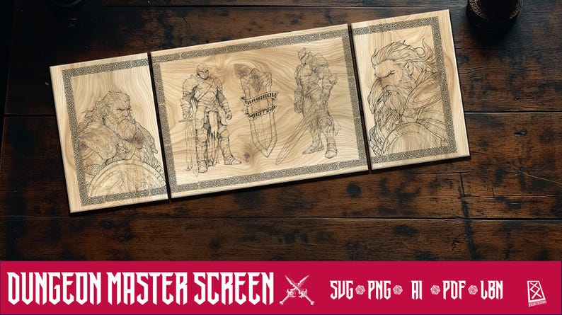 King Edition Game Master Screen SVG, Rpg Games SVG, Game Master Gift ...