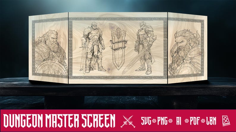 King Edition Game Master Screen SVG, Rpg Games SVG, Game Master Gift ...