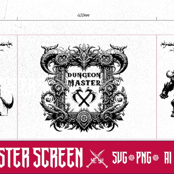 Dm Screen Files - Etsy