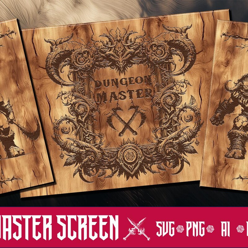 Dm Screen Files - Etsy